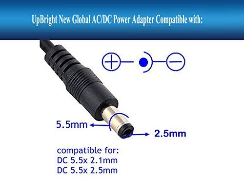UpBright 12V AC/DC Adapter Compatible with Roland MC-808 MC-808D Sampling Groove BOSS JD-XA Crossover Synthesizer FP-7 FR-3X BR-1180 CD-2 PSB-3U PSB-7U SA150A-1240U-3 12VDC 3.6A 4A Power Supply PSU