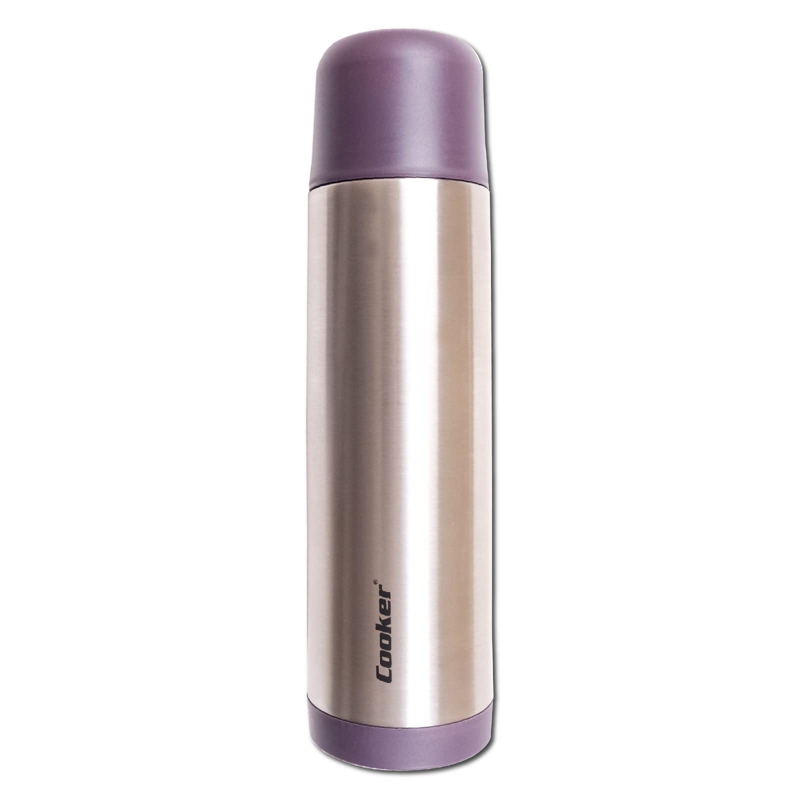 COOKER Double Insulated Thermos, Stainless Steel Thermos for Hot Drinks with Cup, 25 Oz Bpa Free Leakproof Thermos for Tea, Hot & Cold up to 24 Hours