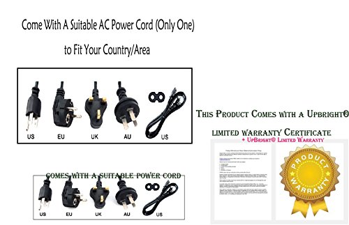 UpBright New Global 12V 5A AC/DC Adapter Replacement for Insignia NS-19E430A10 19" LCD HD TV 19 inch LED HDTV 12VDC 5000mA 12.0V Power Supply Cord Cable PS Battery Charger Mains PSU