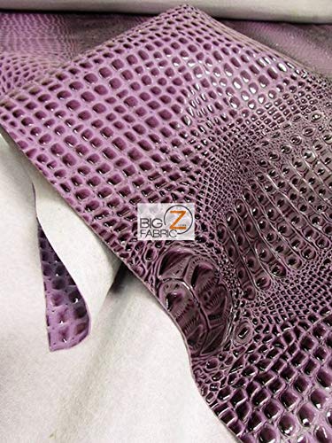 DuroLast™ Florida Gator 3D Embossed Vinyl Fabric by The Yard 2 Tone 3D Crocodile DIY Upholstery Accessories Apparel (Honey Caramel)
