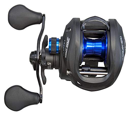 Lew's American Hero 7.1:1 Right Hand Baitcast Reel Clam
