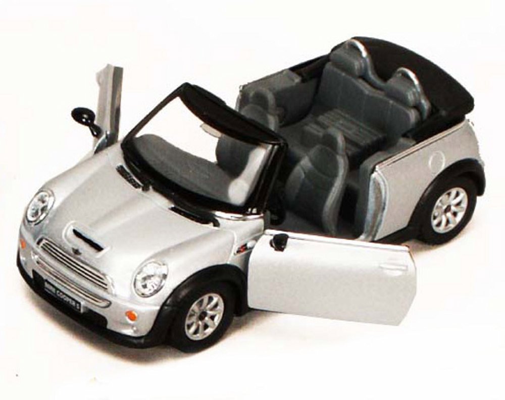 KiNSMART Mini Cooper S Convertible, Set of 4 5089D - 1/28 Scale Diecast Model Toy Cars