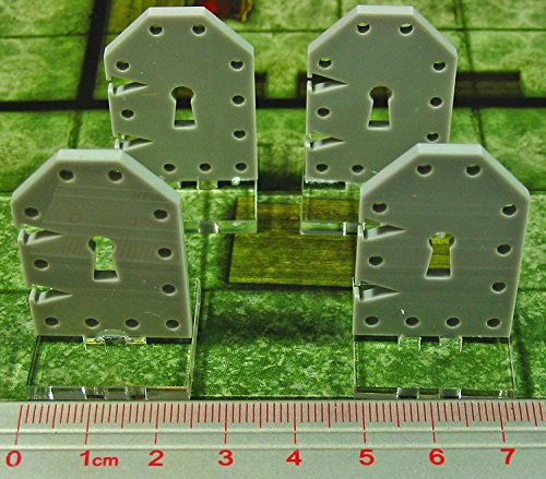 LITKO Terrain Door Markers | Compatible with Dungeons & Dragons & Pathfinder | DND | 5E | TTRPG | (Wooden Door)