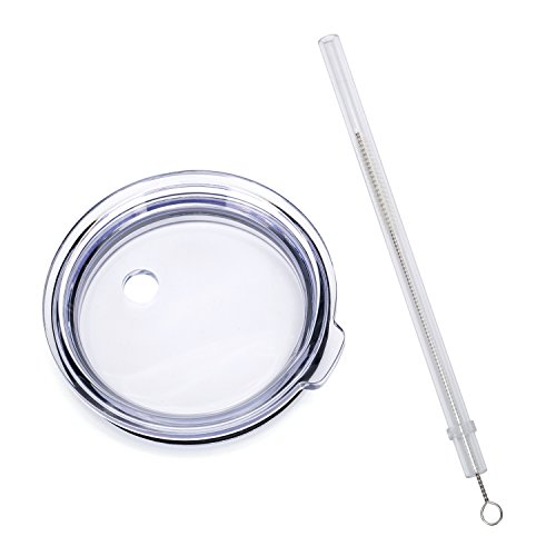 Spill Proof Lid With Straw For 20 Oz YETI Rambler,SOEOR Tumbler, Ozark Trail cup and other brands Vacuum insulation stainless steel 20 oz Tumblers