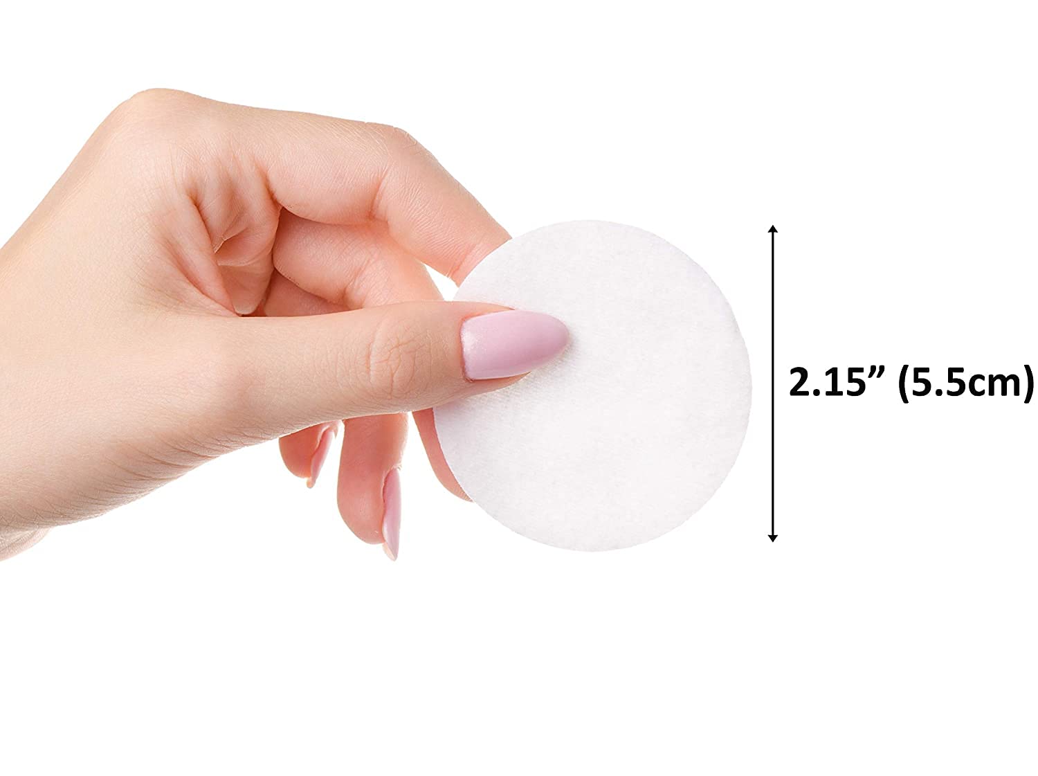 Cliganic Organic Cotton Rounds (400 Count) Makeup Remover Pads, Hypoallergenic, Lint-Free | 100% Pure Cotton