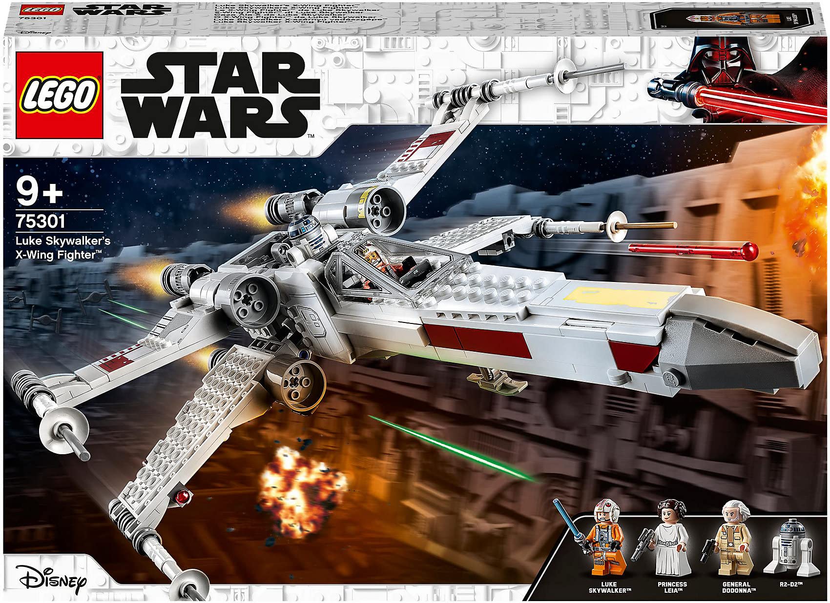 LEGOĀ® Star Wars⢠Luke Skywalkerās X-Wing Fighter⢠75301 Toy Building Kit for Kids