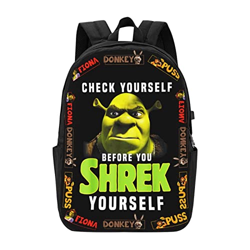 Get Out of My Swamp Backpack Girl'S Boy'S Adult'S 17 Inch Double Strap Shoulder School Bookbag Water Resistant Fits Laptop