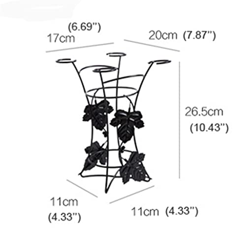 DOUBA Wine Holder Glass Holder 2 in 1 Party Display Stand Storage Rack Goblet Holder Champagne Bar