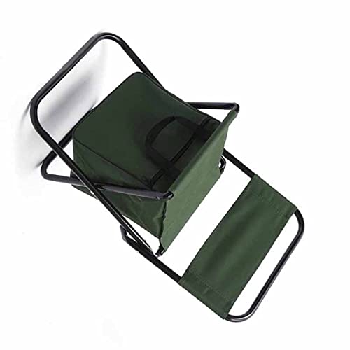 Rengu Fishing Chair, Portable Oxford Cloth Folding Chair for Hiking (Green)