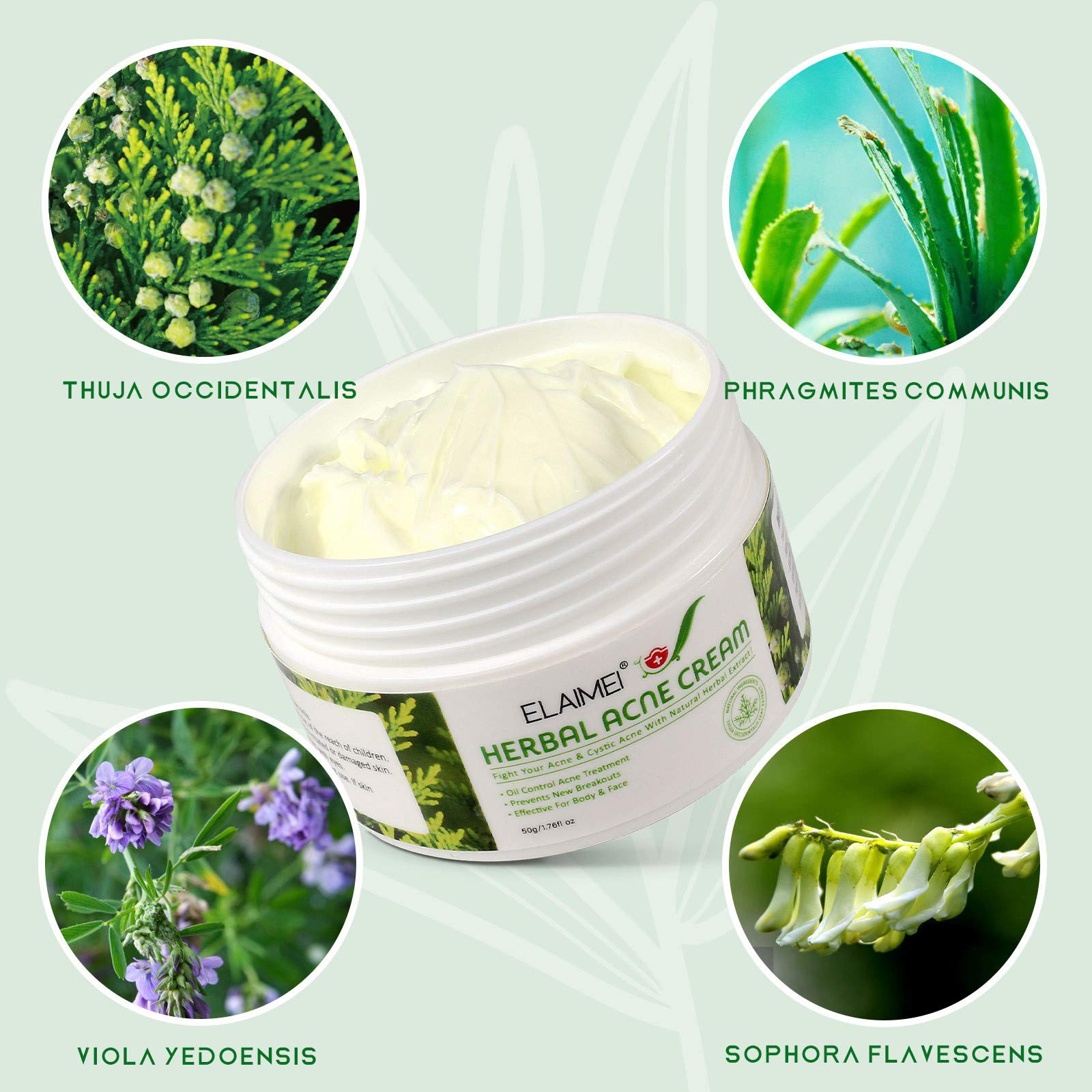 Closed Mouth Improve Herbal Skin Moisturize Personal Skin Care TGw305 (Multicolor, One Size)