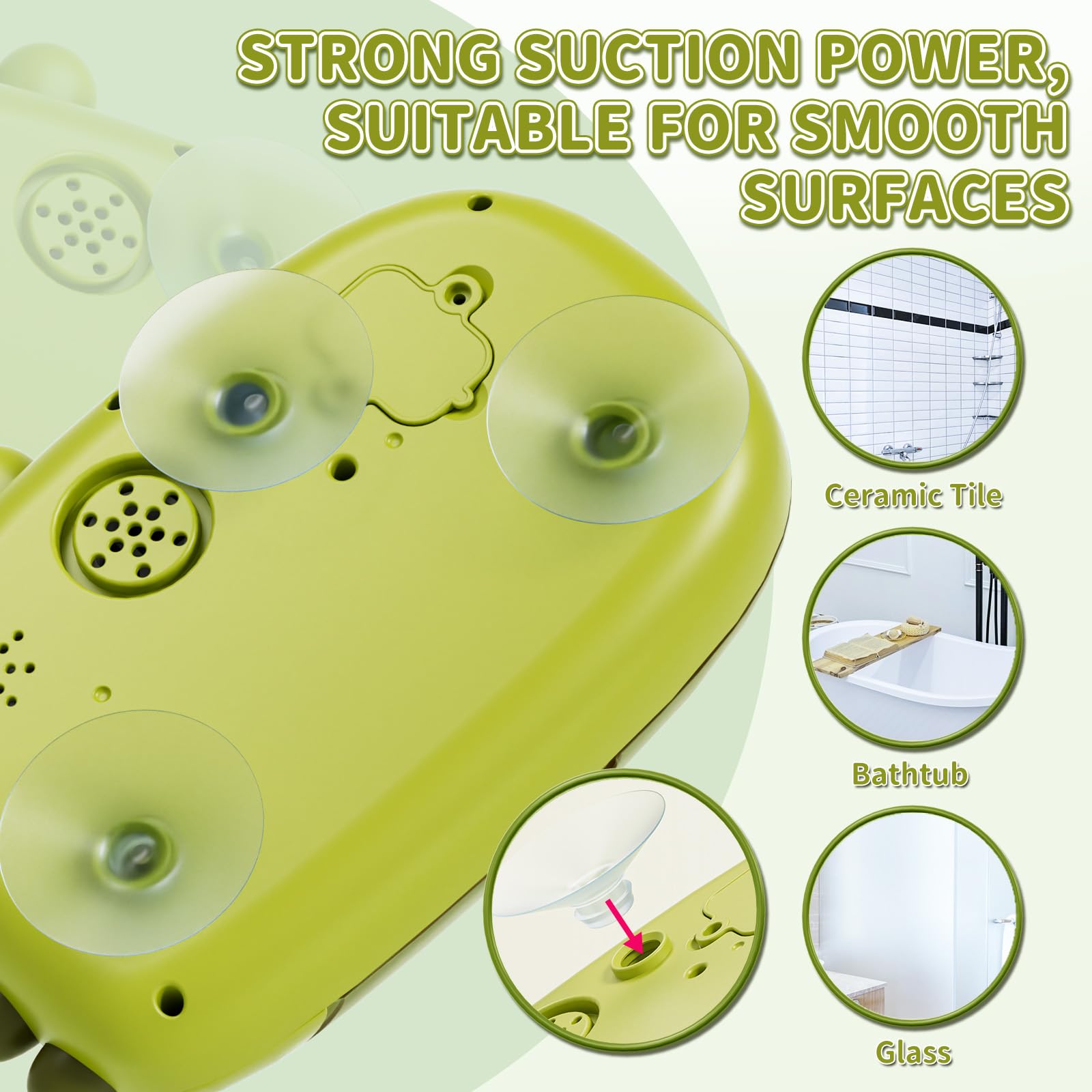 Lehoo Castle Baby Bath Toys, Automatic Bath Bubble Machine, Dinosaur Bathtub Bubble Maker with 12 Songs, Bath Toys for Kids Ages 1-3, Gift for Boys Girls