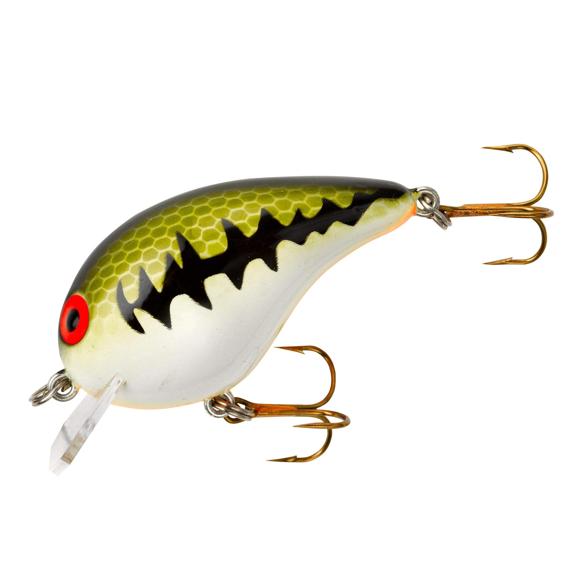 Bomber Lures Square A Crankbait Fishing Lure, Fishing Gear and Accessories, 2", 3/8 oz, Foxy Momma