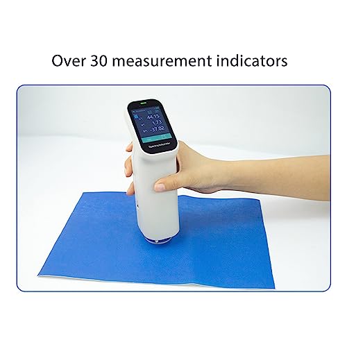 Color Analyzer Digital Colorimeter Touch Screen 6mm 11mm Color Difference Meter Tester Plastic Painting Objective Reflectance Data Stable Measurement Scene ABS Material