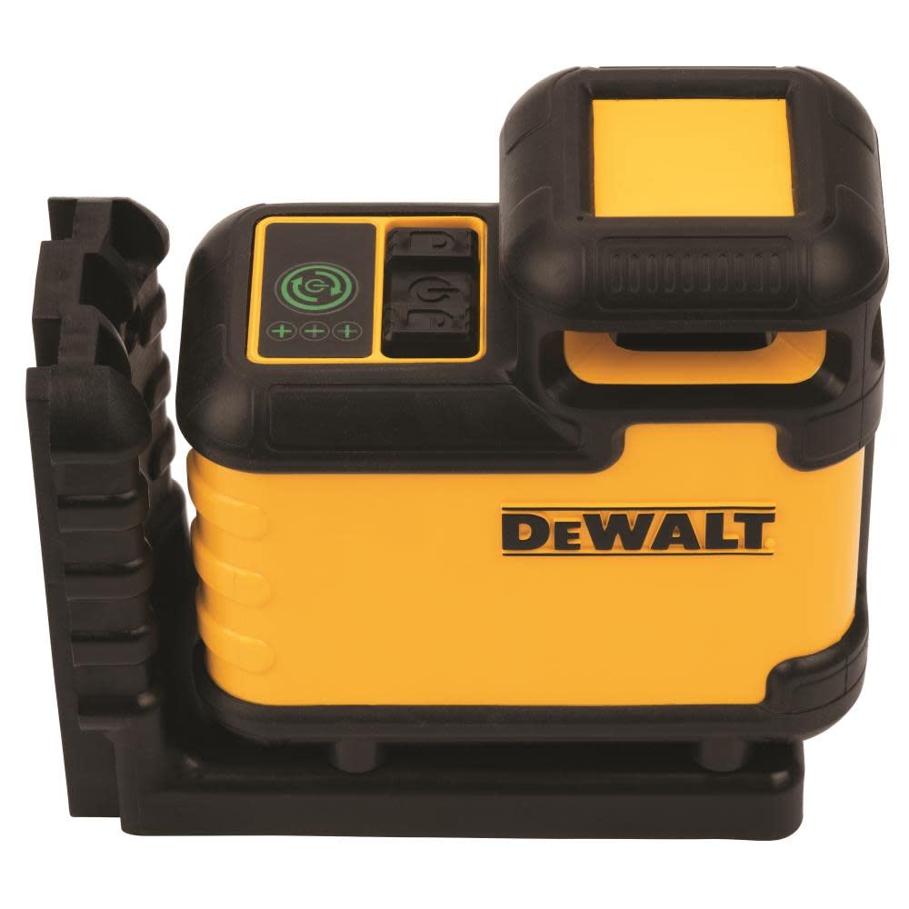DEWALT Laser Level, Cross Line Laser, 1x360, Green (DW03601CG),Yellow