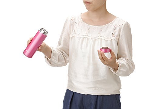 Tiger Water Bottle 10.1 fl. oz. (300 mL) Direct Drinking Stainless Mini Bottle Sahara Mug Lightweight Dream Gravity Powder Pink MMP-J030-PP Tiger
