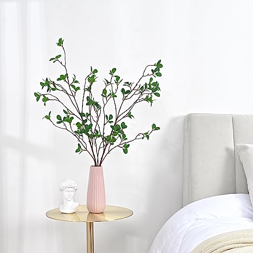 Fascidorm Faux Branches for Vase, 43.3" Greenery Stems Artificial Branches with Leaves for Vase Home Table Wedding Office Decoration