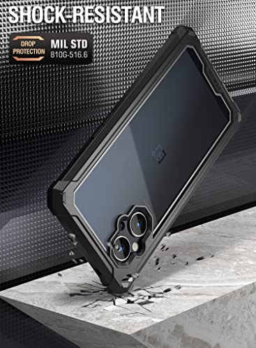 Poetic Guardian Series Case Designed for OnePlus Nord N20 5G, [6FT Mil-Grade Drop Tested], Full-Body Hybrid Shockproof Bumper Cover with Built-in Screen Protector, Black