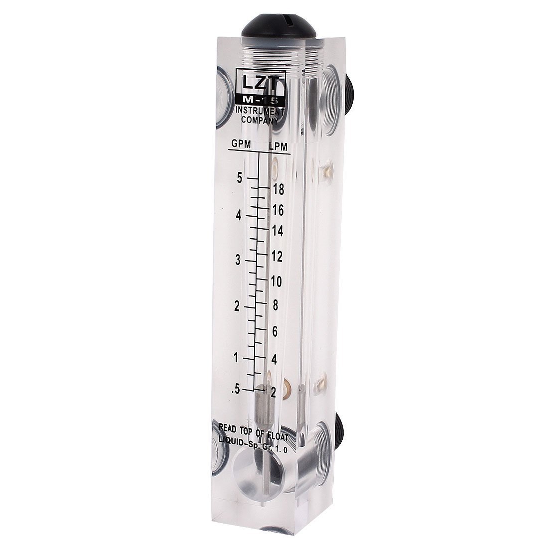 uxcell LZT M-15 1/2BSP 0.5-5 GPM Water Flow Measuring Panel Type Flowmeter