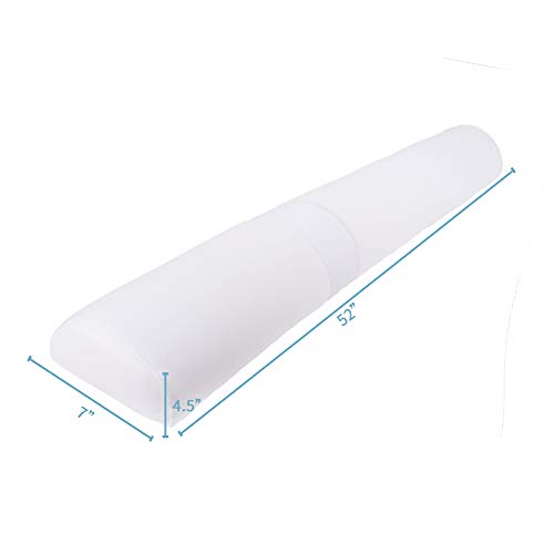 Tebery 2 Pack Bed Bumpers Side Memory Foam Pillow Pads with Waterproof Cover, Safety Sleep Bedside Guard for Toddlers,Kids,Adults and Seniors