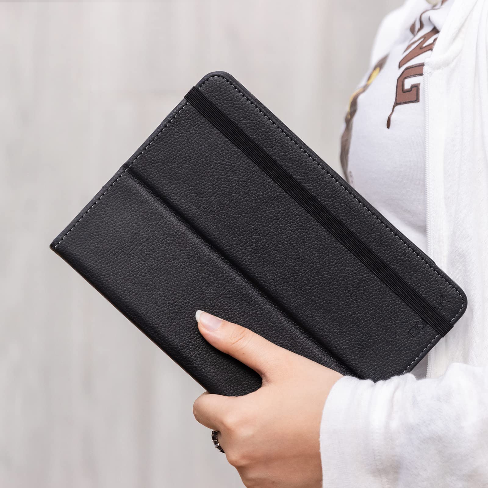 CoBak Case for All-New Fire 8 Tablet (2020/2022 Model, 10th/12th Generation) - Premium PU Leather Slim Folding Stand Shell Multiple Viewing Angles Cover with Auto Wake/Sleep