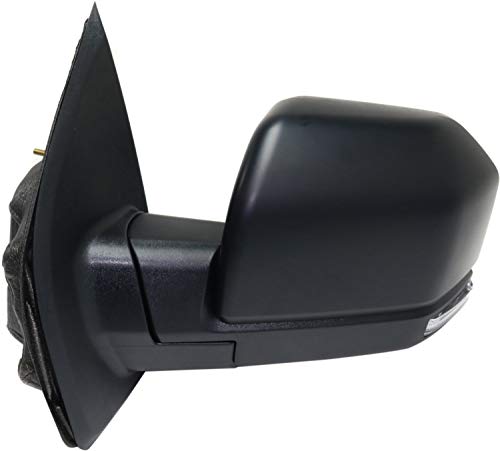 Kool Vue Right Power Heated Mirrors for Ford F-150 2015-2017 Power Fold With Signal Light, Blind Spot Monitor, Memory & Puddle Lamp; Without Auto-Dimming Paintable