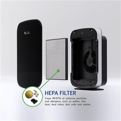 LivePure True HEPA Replacement LP-HF350 Filter for Aspen Series LP350TH, LP350THP Air Purifier, 1 Count (Pack of 1), White