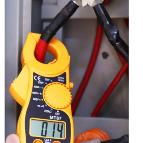 Digital Multimeter, Digital Clamp Meter Multimeter AC DC Voltmeter Range Volt Ohm Amp Tester