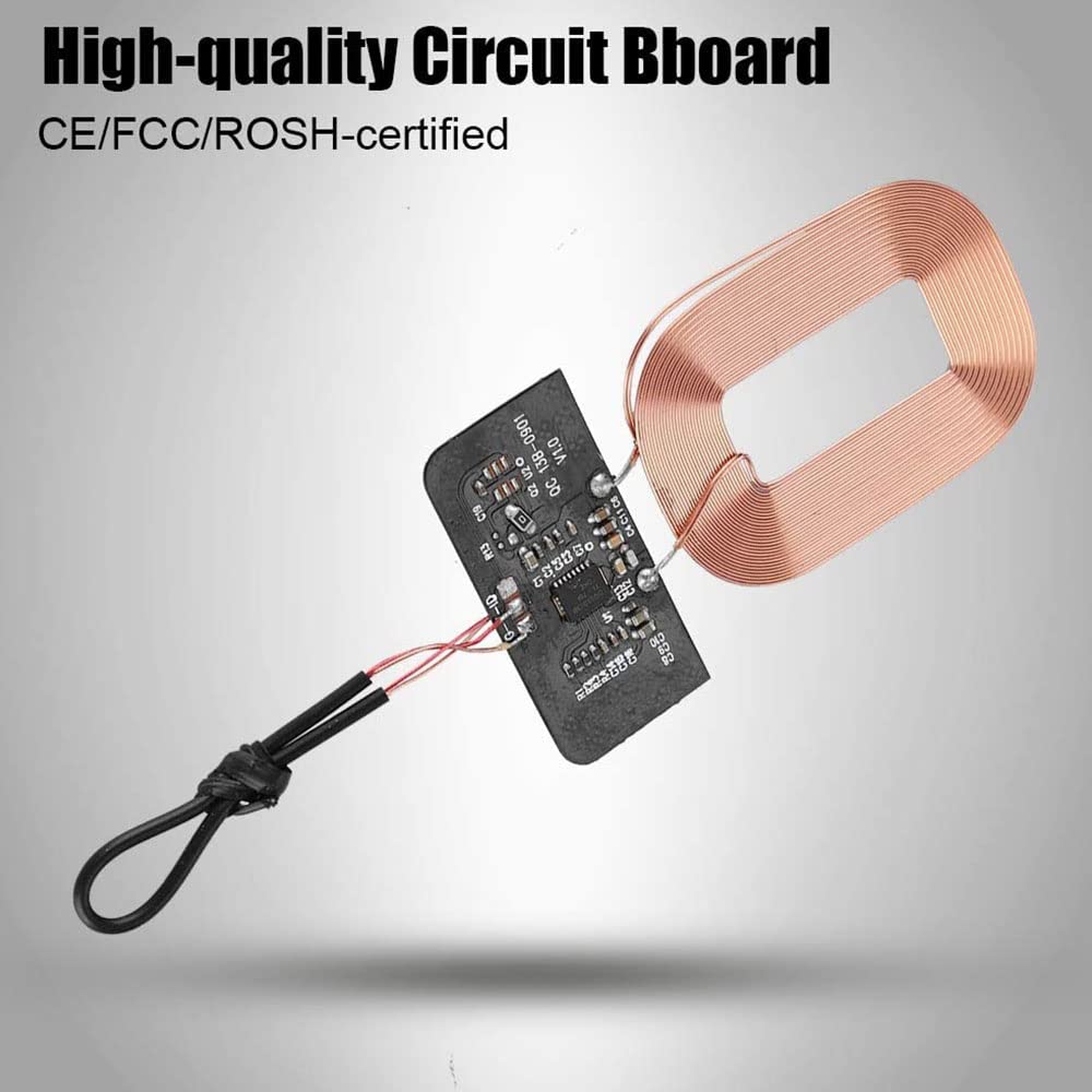 Bewinner Qi Standard Wireless Charger Transmitter Module - 3 Coils - Multi-Level - Wide Compatibility - Universal Micro Interface - DIY Wireless Charger Parts (2nd)