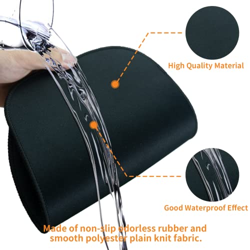 Owowong Sliding Mat for Kitchenaid Mixer, Mixer Mover Slider Pad 4.5-5 Qt Tilt-Head Stand Kitchen Appliance Mat, Aid Accessories with Black Cord Organizer, 4.5-5Qt Mat+ Black Cord Organizer