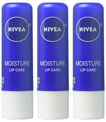Nivea Moisture Lip Care 0.17 OZ (Pack of 3)