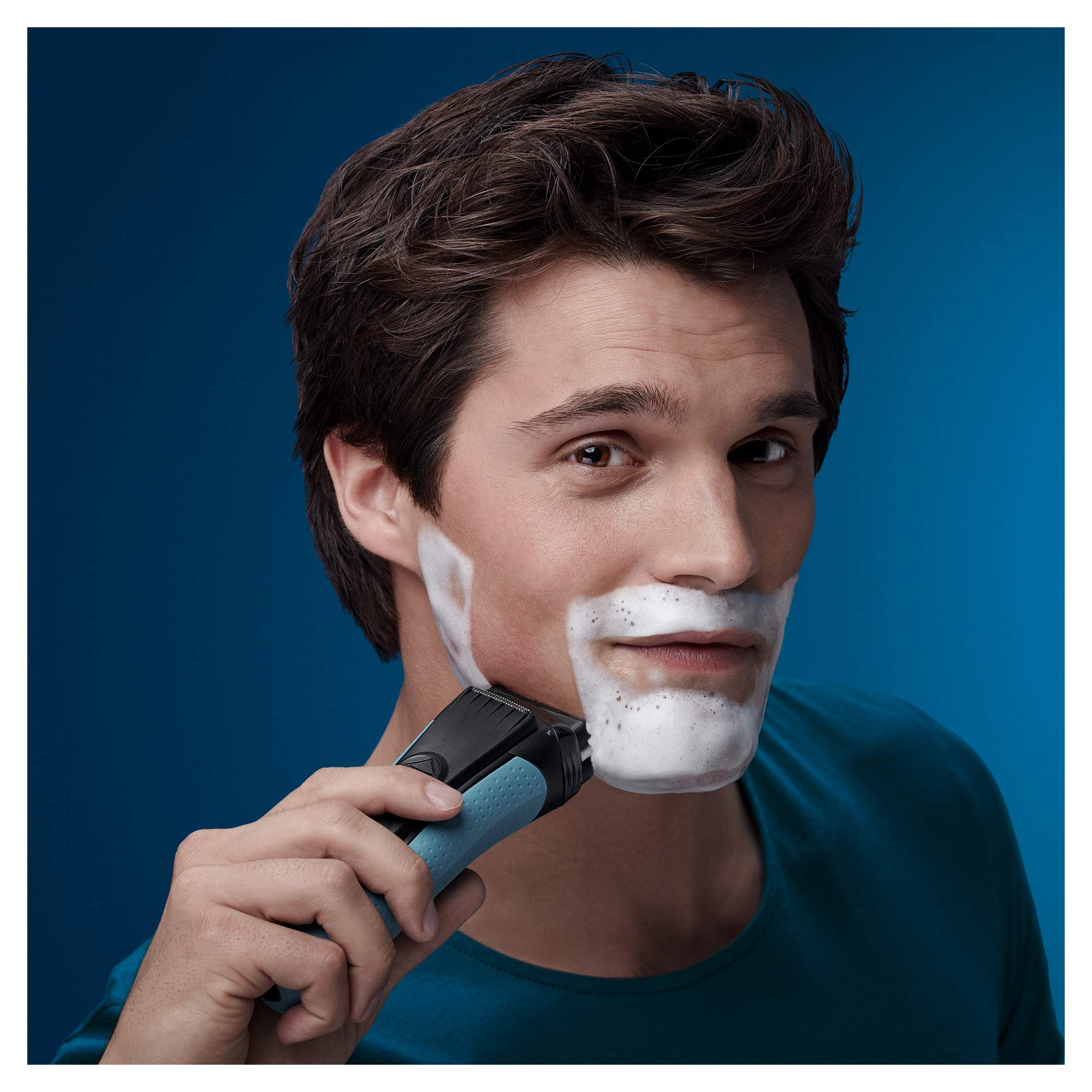 Braun Series 3 proskin 3040s wet&dry electric shaver for men / rechargeable electric razor, blue