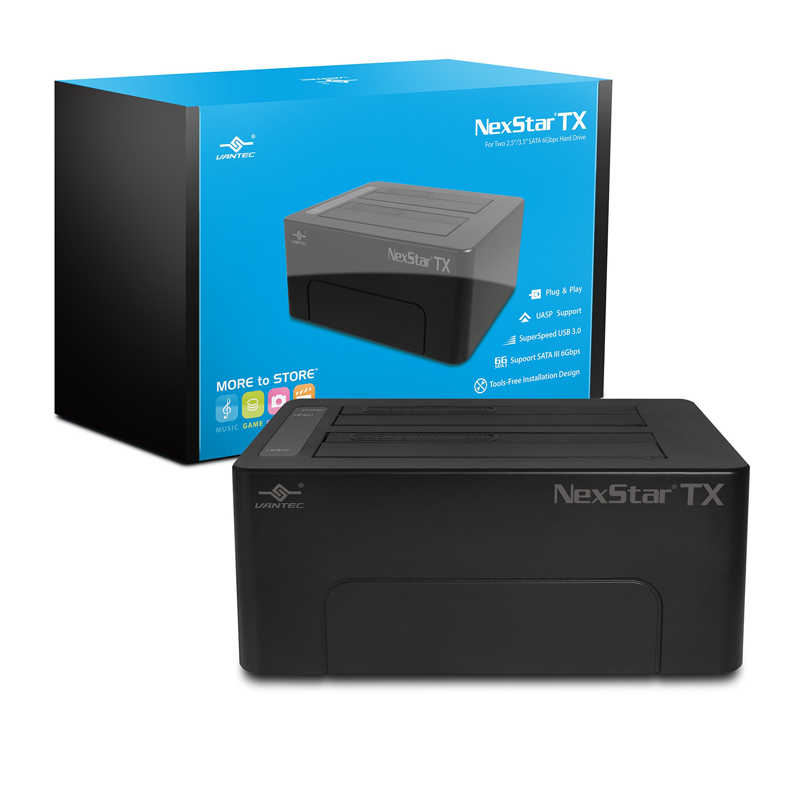 Vantec NexStar Hard Drive Duplicator - USB 3.0 (NST-DP100S3)