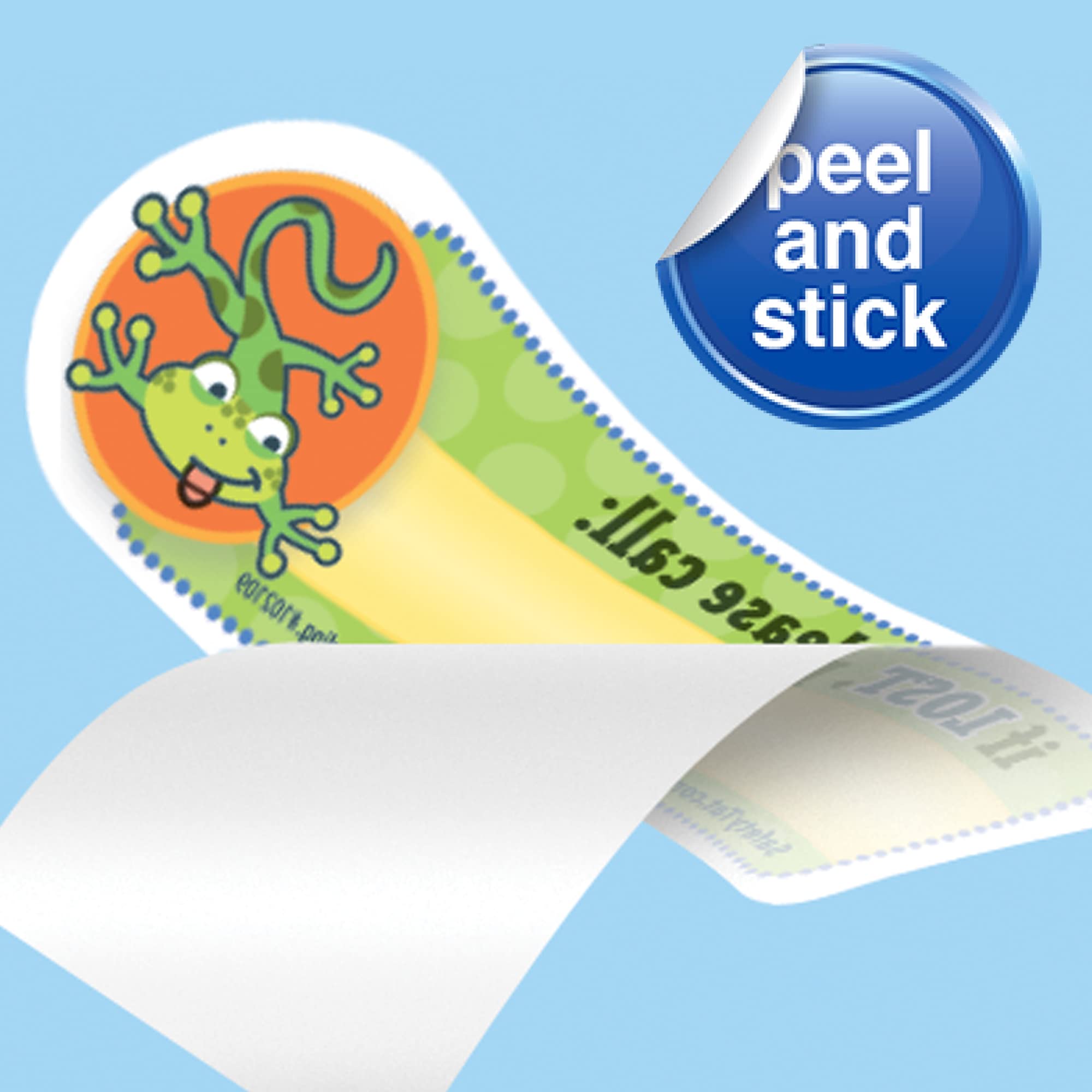 Variety 6pk SafetyTat Child ID Tattoos includes skin prep wipes and tattoo marking pen