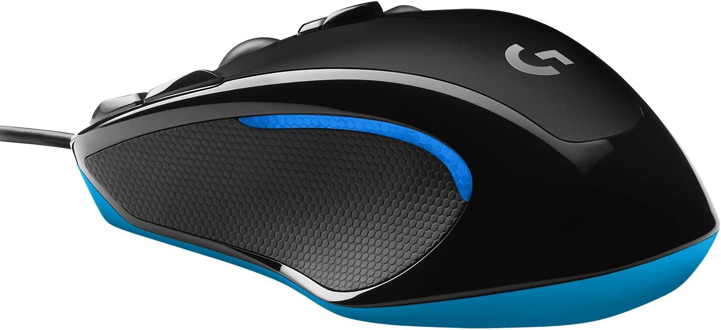 Logitech G300s Optical Ambidextrous Gaming Mouse - 9 Programmable Buttons, Onboard Memory (Renewed)
