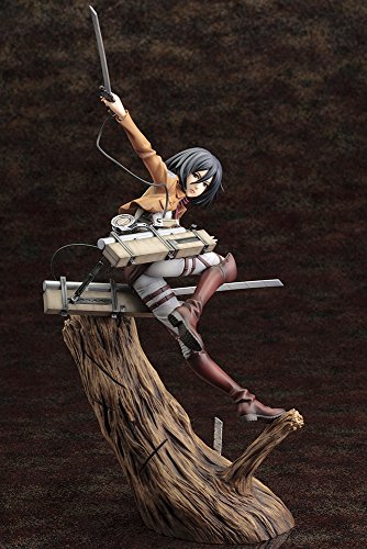 Kotobukiya Attack On Titan: Mikasa Ackerman (Renewal Package Variant) ArtFX J Statue, Multicolor