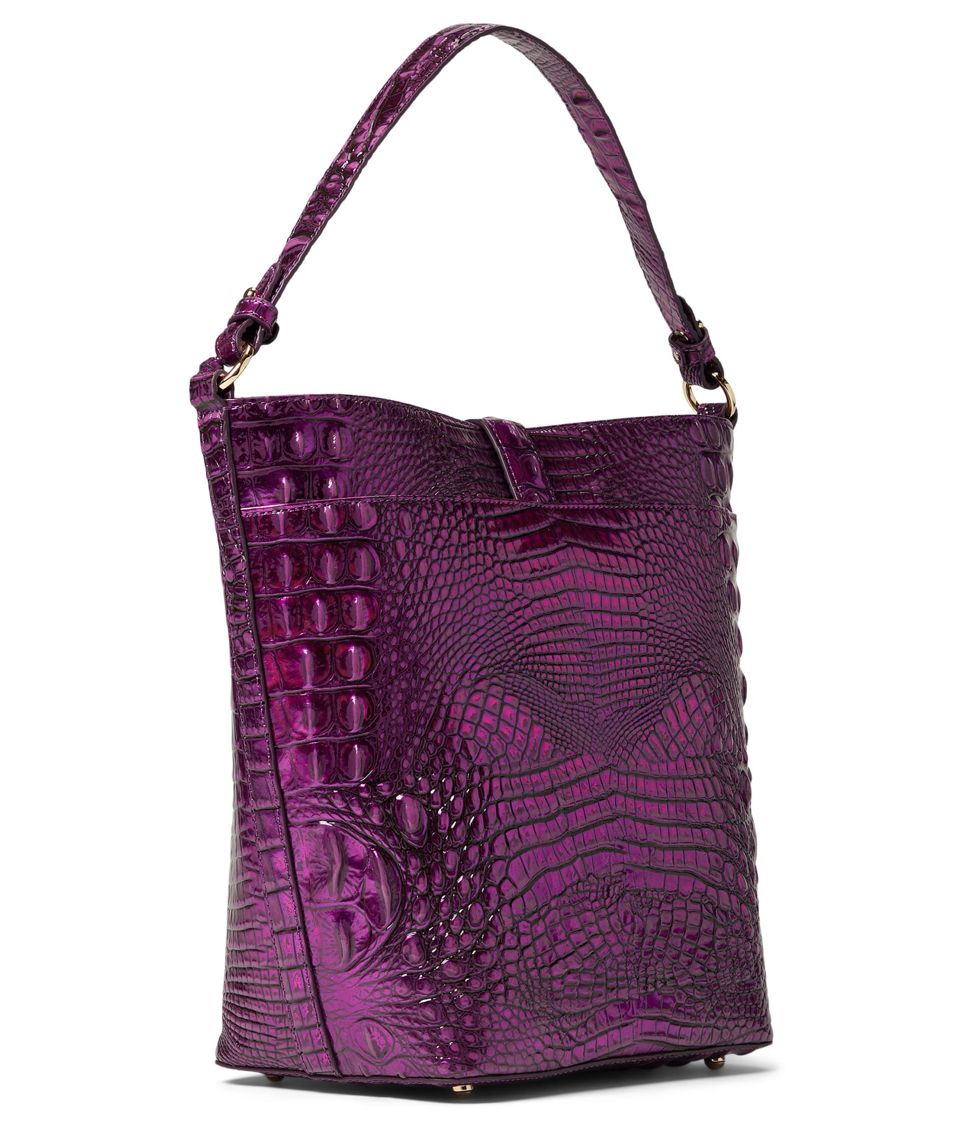 BRAHMIN Melbourne Shira Bucket Purple Potion One Size