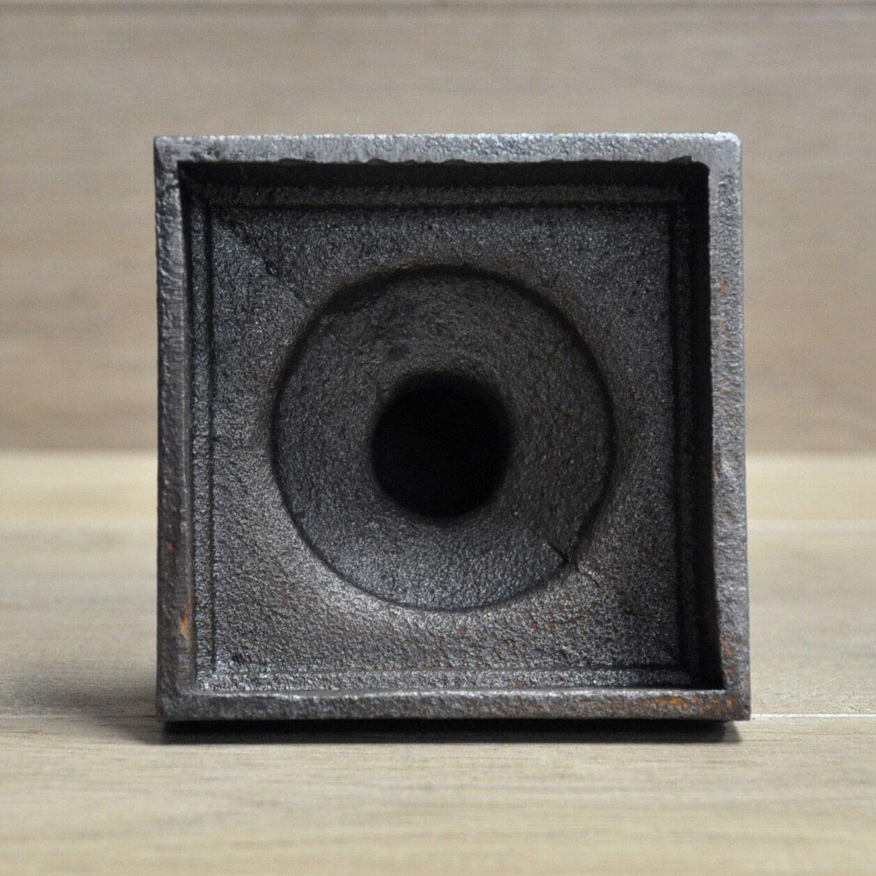 Cast Iron Ball Fence Finial Square Topper Post Caps - for 3 x 3 Posts