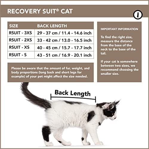 Suitical Recovery Suit Cat, XXX-Small, Black Camouflage