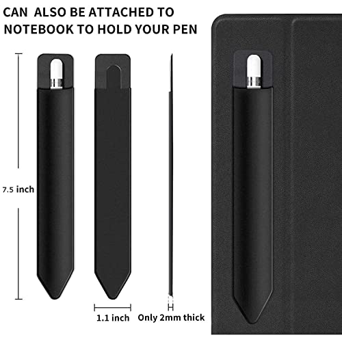 BoxWave Stylus Pouch Compatible with Xerox Altalink B8145 - Stylus PortaPouch, Stylus Holder Carrier Portable Self-Adhesive for Xerox Altalink B8145 - Jet Black