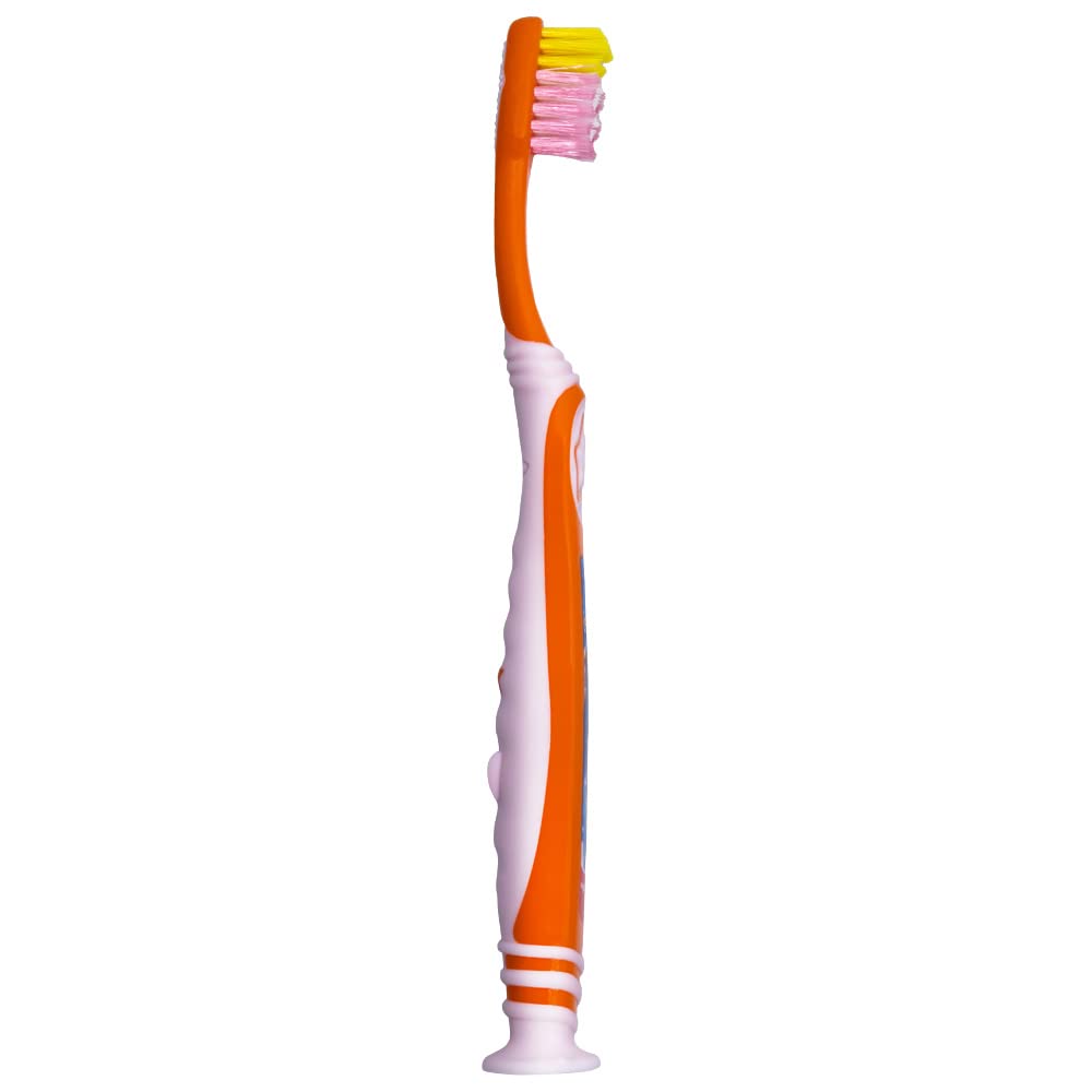 Colgate Space Jam Kids Toothbrush, with Suction Cup, 5+ Years, Extra Soft (Colors Vary) - Pack of 6