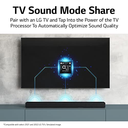 LG Sound Bar and Wireless Subwoofer S90QY - 5.1.3 Channel, 570 Watts Output, Home Theater Audio with Dolby Atmos, DTS:X, and IMAX Enhanced, Black