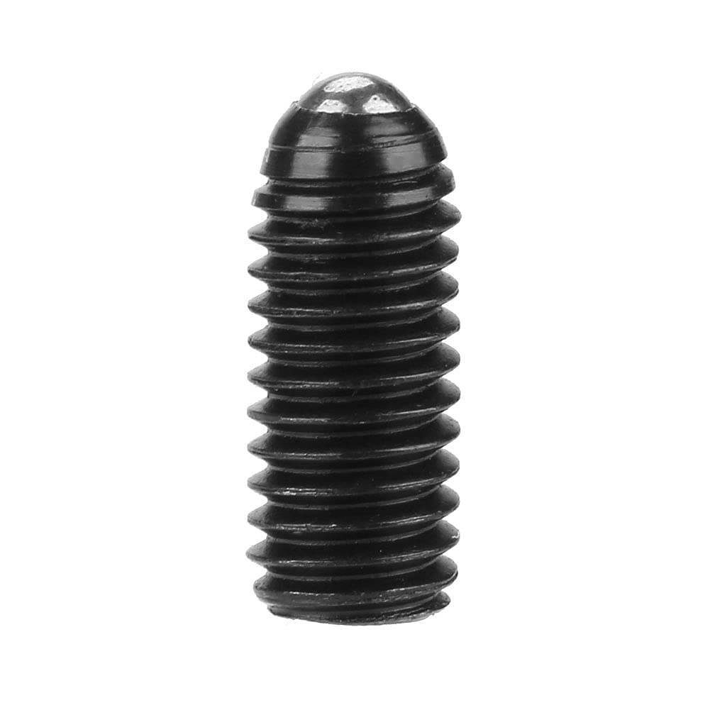 Ball Plunger, M5 Screw Thread with Spring Hex Socket Ball Plunger, for Mechanical Clamp Devices(M5*12(10PCS))