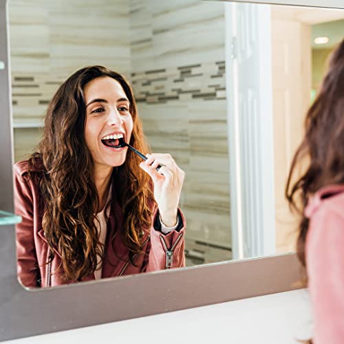 hello Charcoal Soft Toothbrush with Activated Charcoal from Sustainable Bamboo, BPA- Free, Made from Plant-Based Materials, 4 Pack