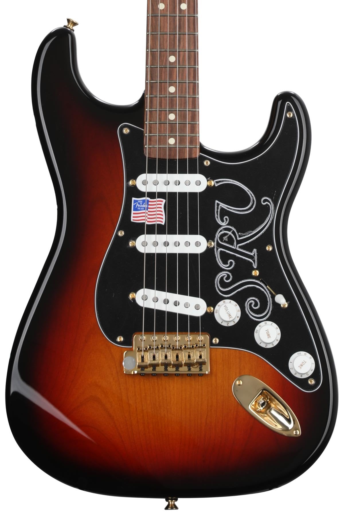 Fender Stevie Ray Vaughan Stratocaster, Pau Ferro Fretboard - 3-Color Sunburst