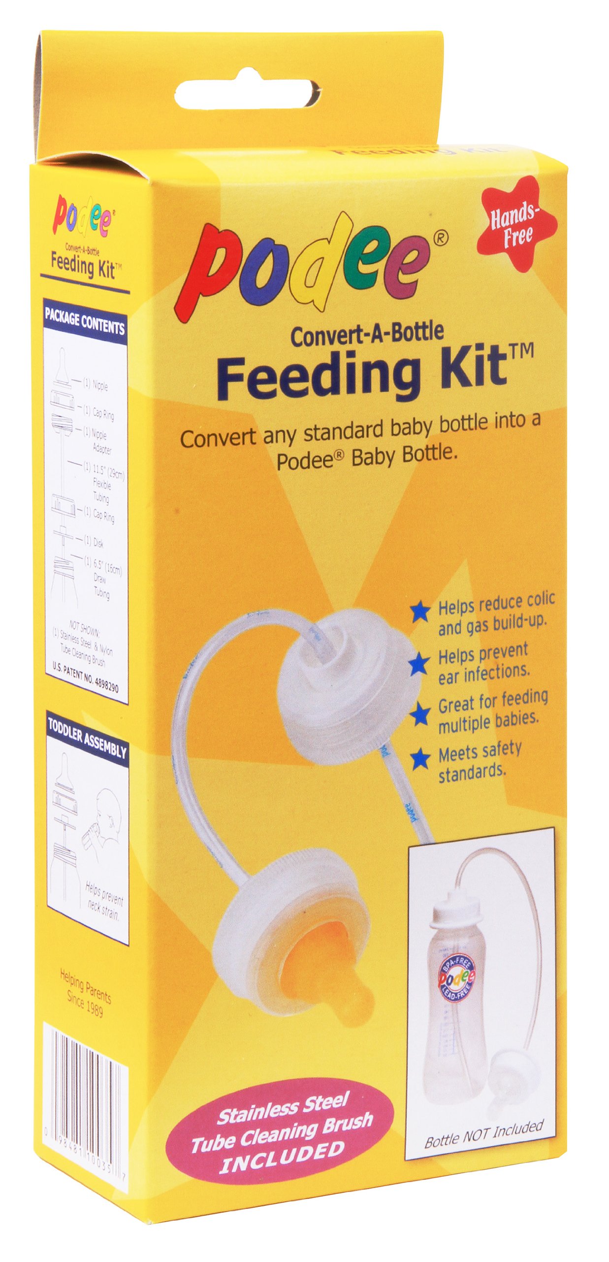 Hands Free Baby Bottle - Convert A Bottle Baby Bottle Kit (Standard Neck)