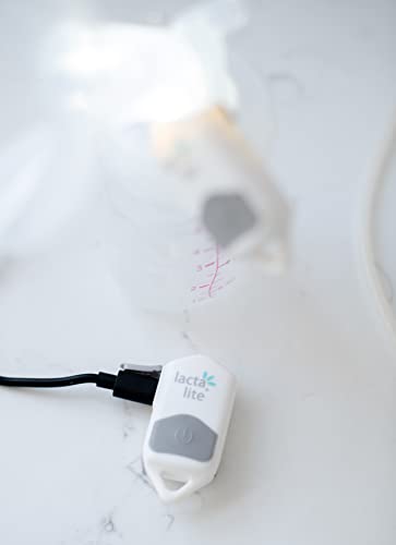 Hands Free Breast Pump Light,Lacta Lite,Wearable, Portable, Clip-On, Rechargeable Set of Lights White Set of 2