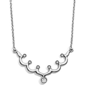 Brighton Lotus Short Necklace Crystal One Size