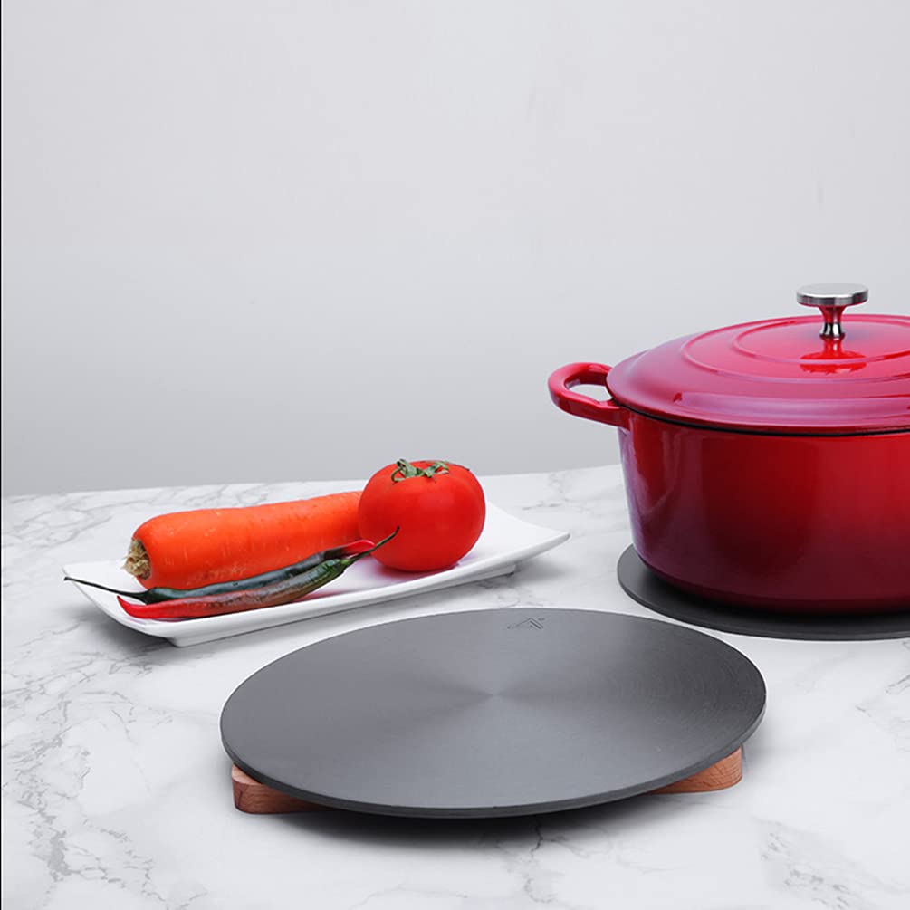 Heat Diffuser for Gas Stovetop,Cookware Accessories,Stove Diffuser for Pot Protection,Round Fast Defrosting Tray,Multifunctional Thawing Plate for Defrosting of Frozen Food (9.5Inch)