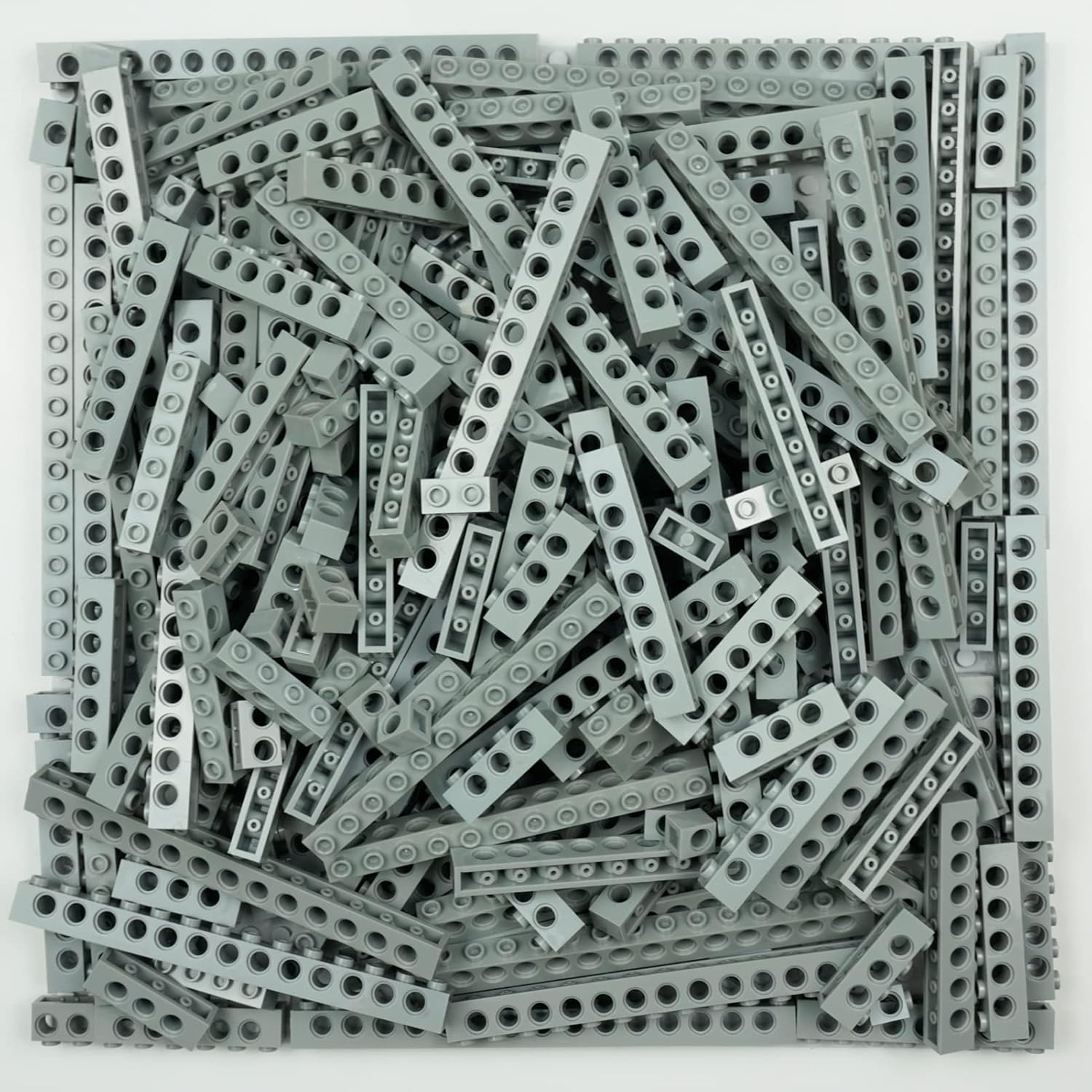 BroTex Technical Parts Beams Series - 500G Brick Connectors Building Block Sets, Classic Bulk Pieces Toys