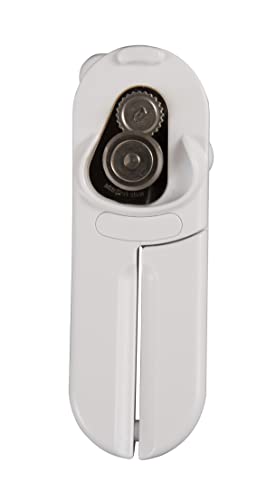Culinare C10015 MagiCan Tin Opener | White | Plastic/Stainless Steel | Manual Can Opener | Comfortable Handle For Safety and Ease